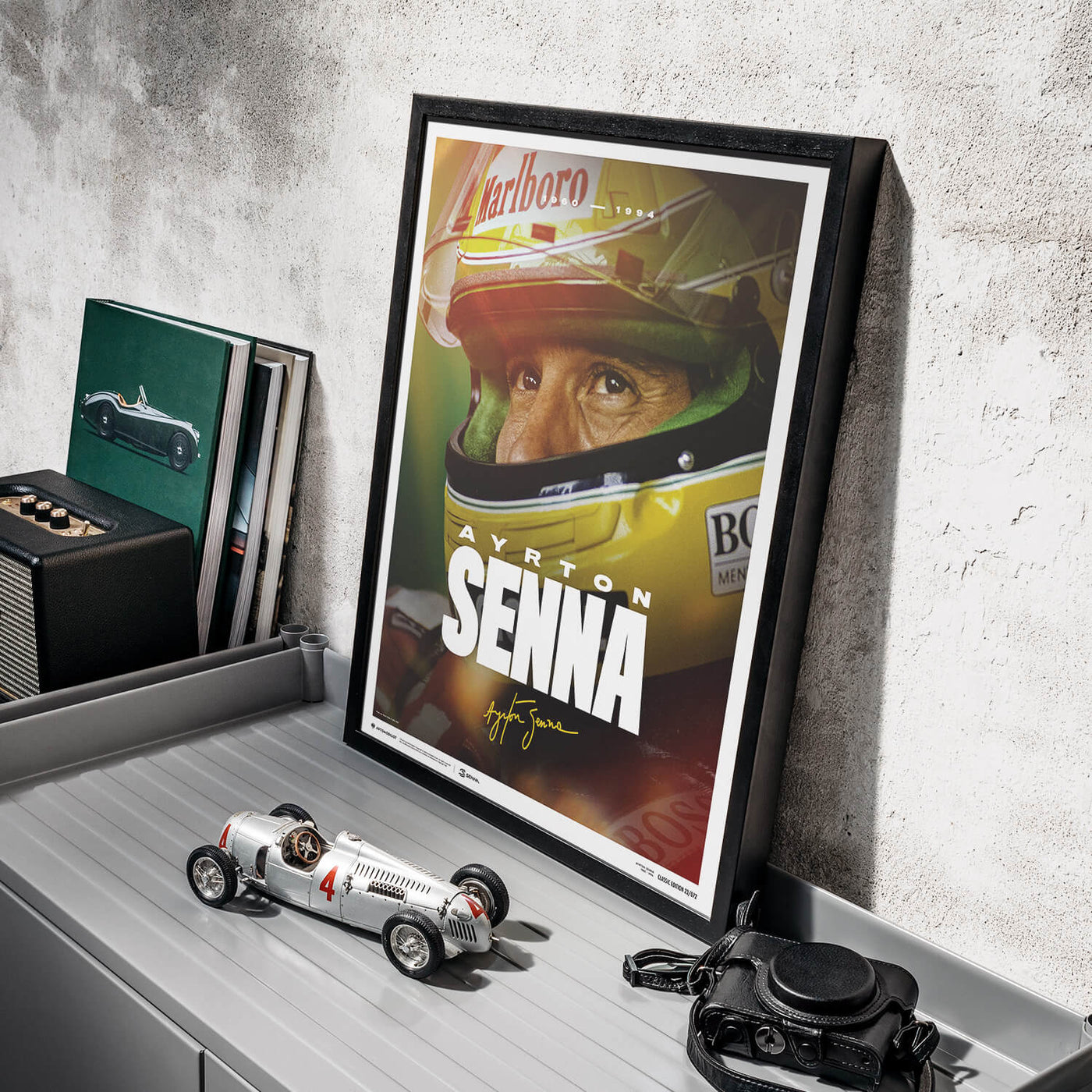 Ayrton Senna | 2023 Designed to Win | Senna Poster | Automobilist