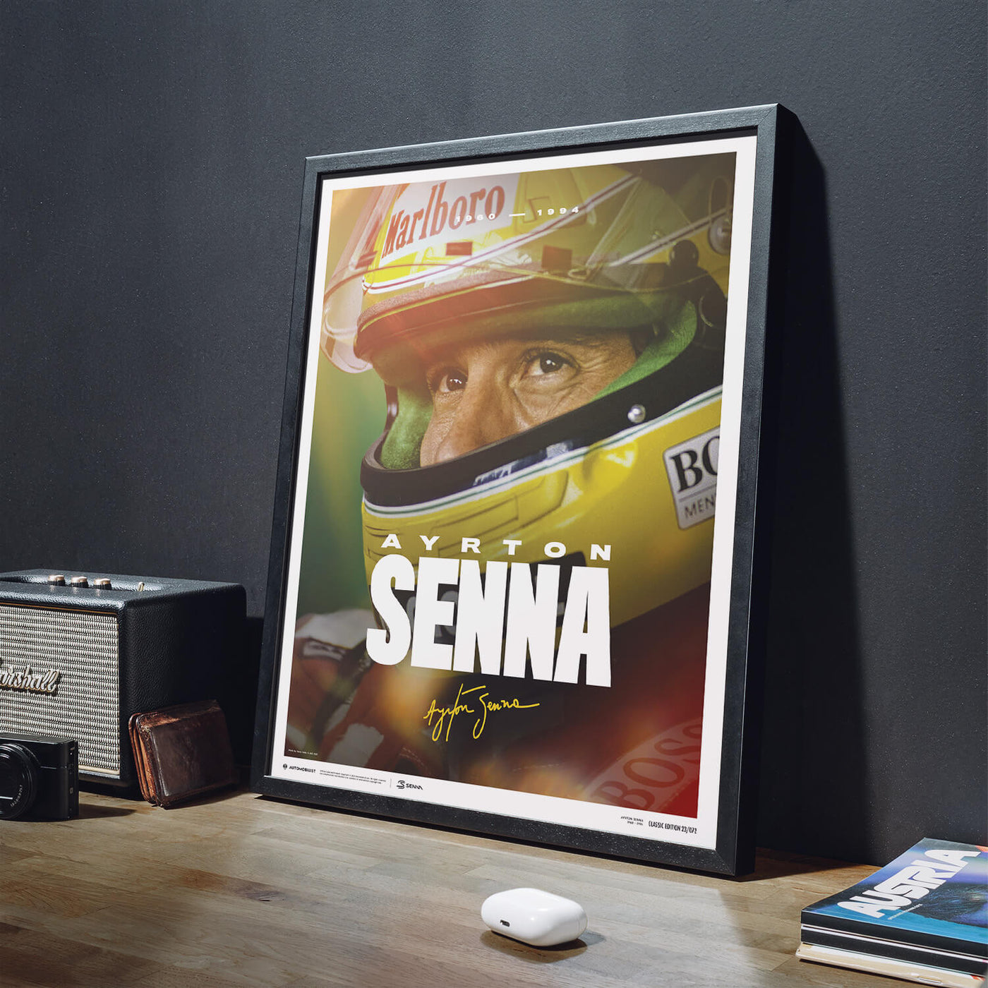 Ayrton Senna | 2023 Designed to Win | Senna Poster | Automobilist