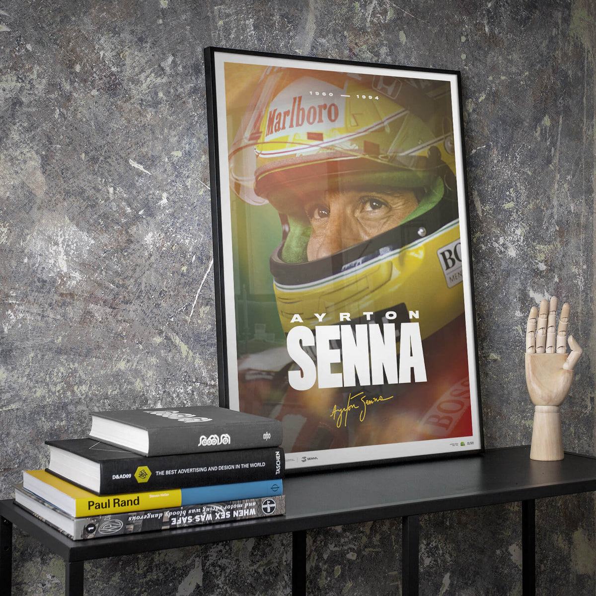 Ayrton Senna | 2023 Designed to Win | Senna Poster | Automobilist