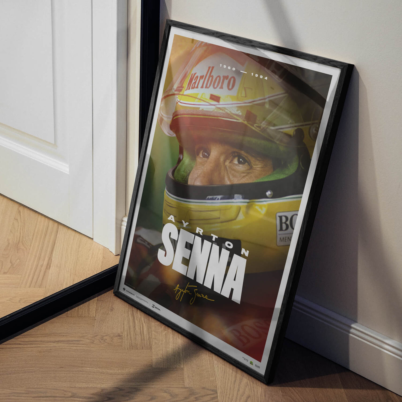 Ayrton Senna | 2023 Designed to Win | Senna Poster | Automobilist