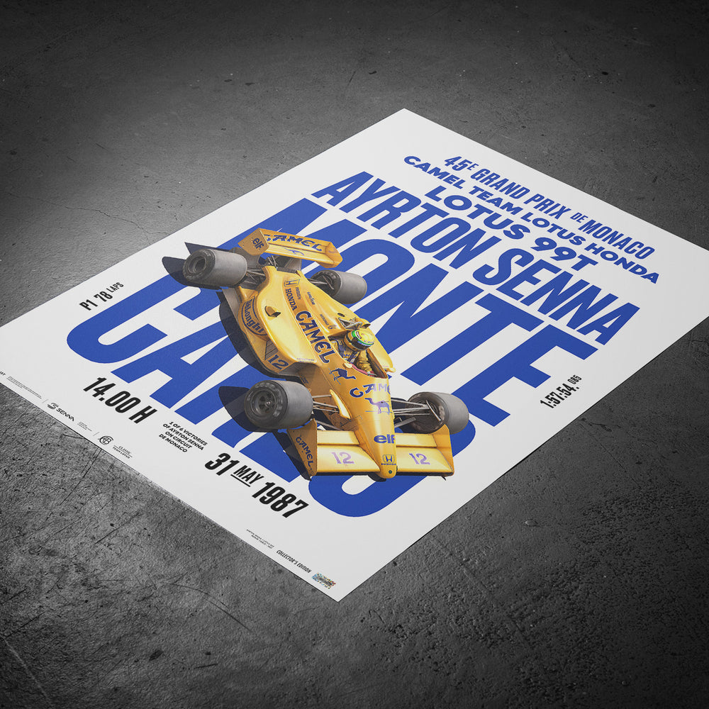 Ayrton Senna Classic Team Lotus 99T Monte Carlo | 30 YEARS OF LEGACY ...
