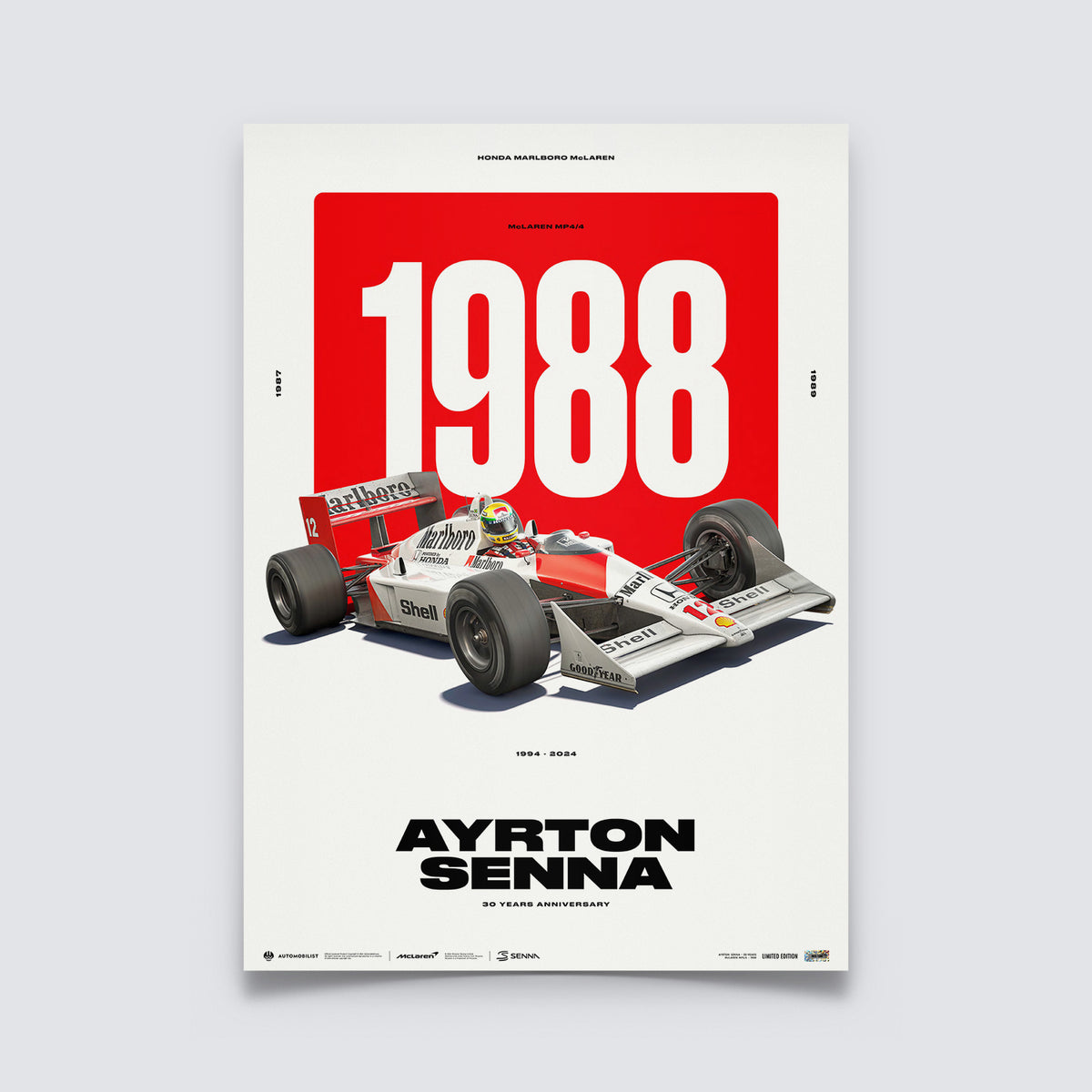 Ayrton Senna McLaren MP4/4 | 30 YEARS OF LEGACY | Limited Edition ...
