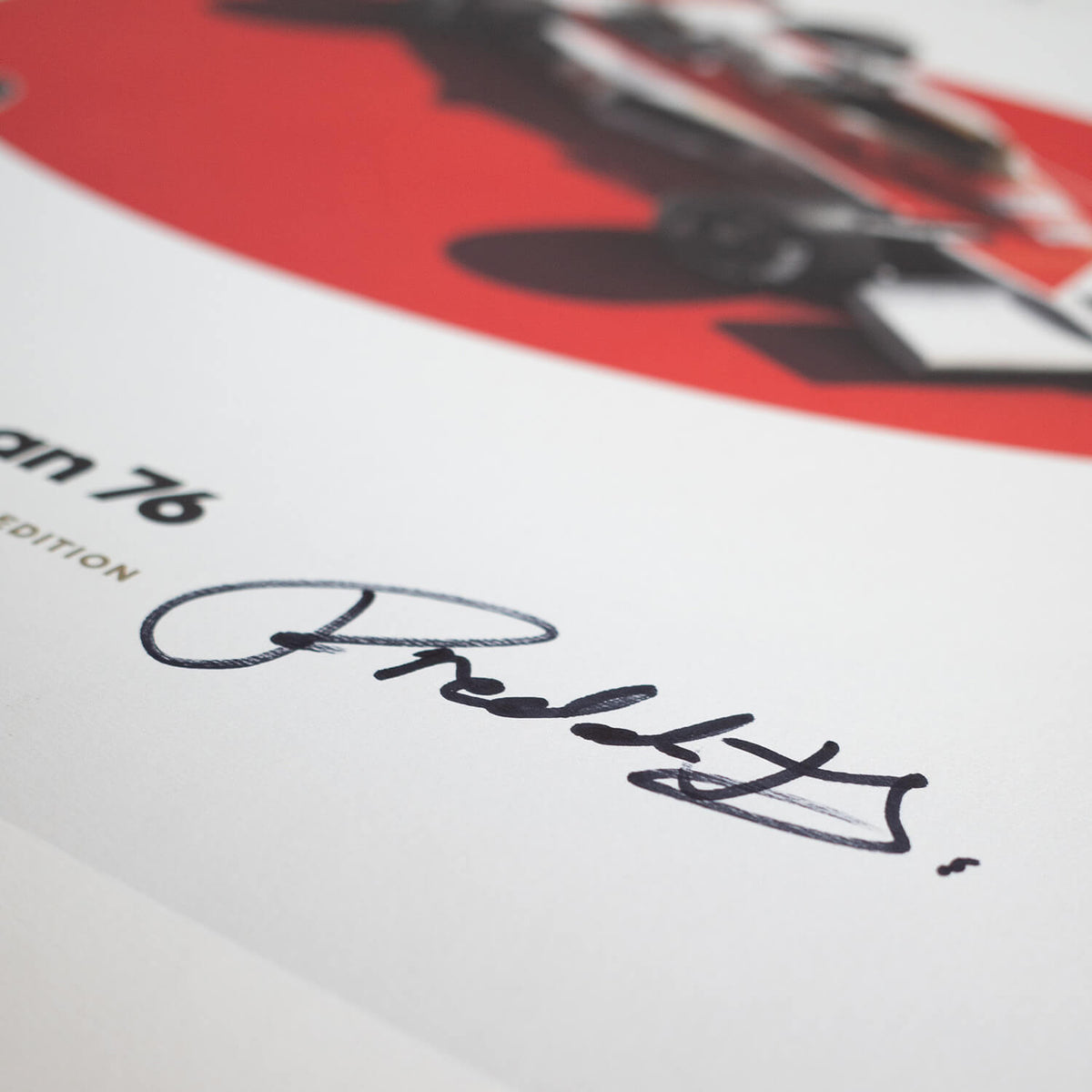Signed by Freddie Hunt | 1976 James Hunt McLaren M23 Japanese GP ...