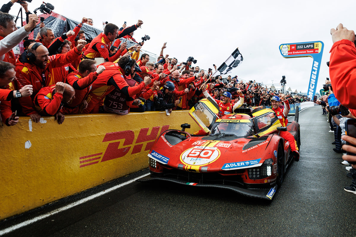 Ferrari 499P – 24 Hours of Le Mans 2025 | Official Poster | Automobilist