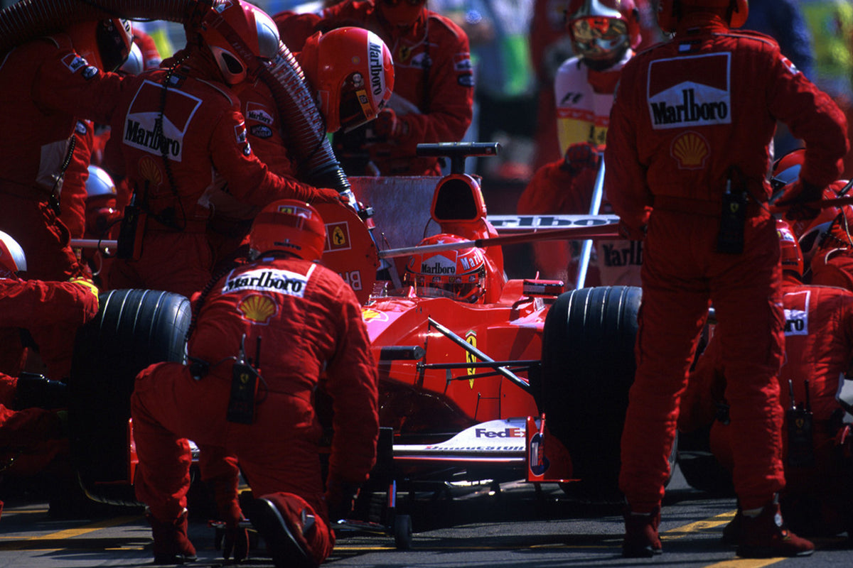 Ferrari F1-2000 Pit Stop - Michael Schumacher Japanese GP 2000 ...
