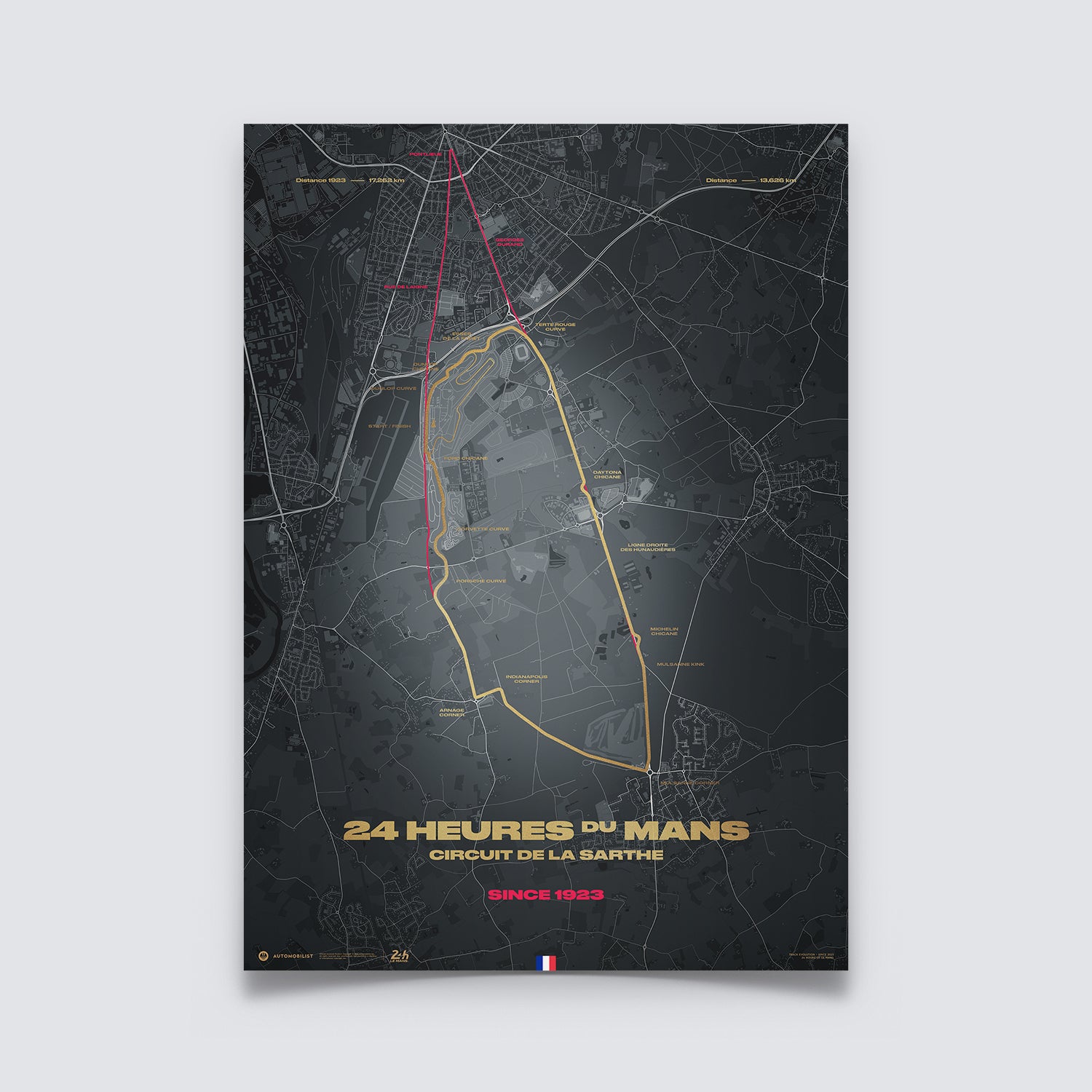 L’Évolution du Circuit | 2024 | Collector's Edition 24h Le Mans Poster ...
