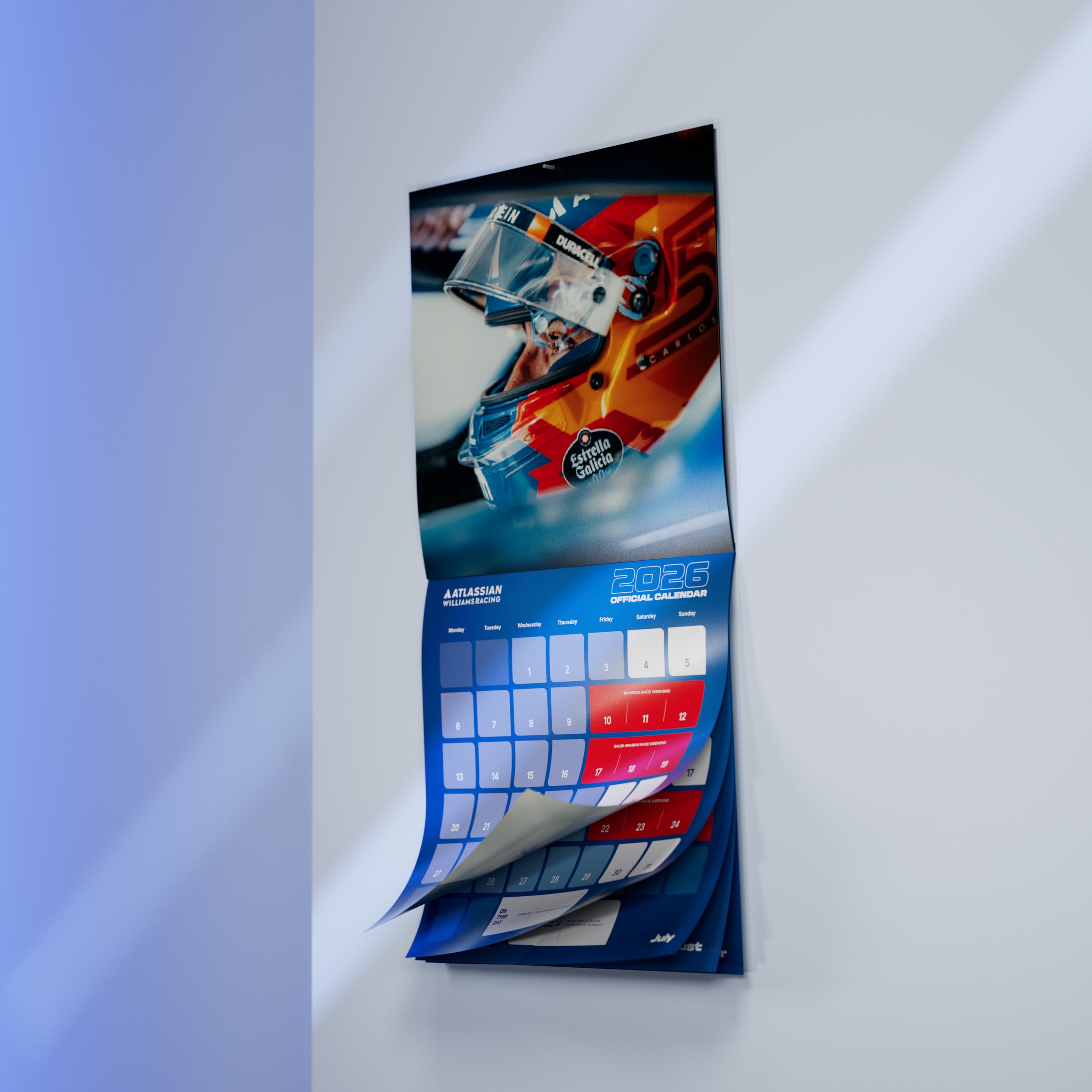 Atlassian Williams Racing Official Calendar - 2026 | Automobilist