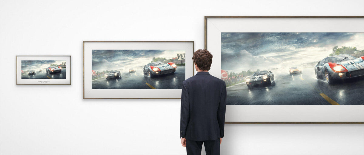 Fords And The Furious | 1966 Ford GT40 | 24h Le Mans Fine Art Print ...