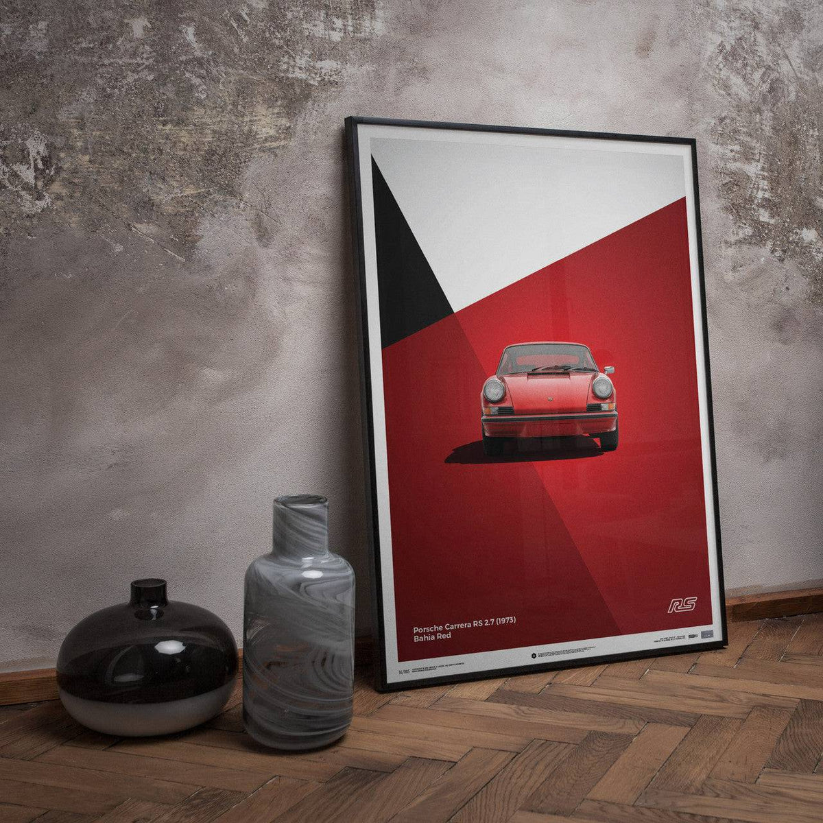Porsche 911 RS | 1973 Red | Porsche Poster | Automobilist