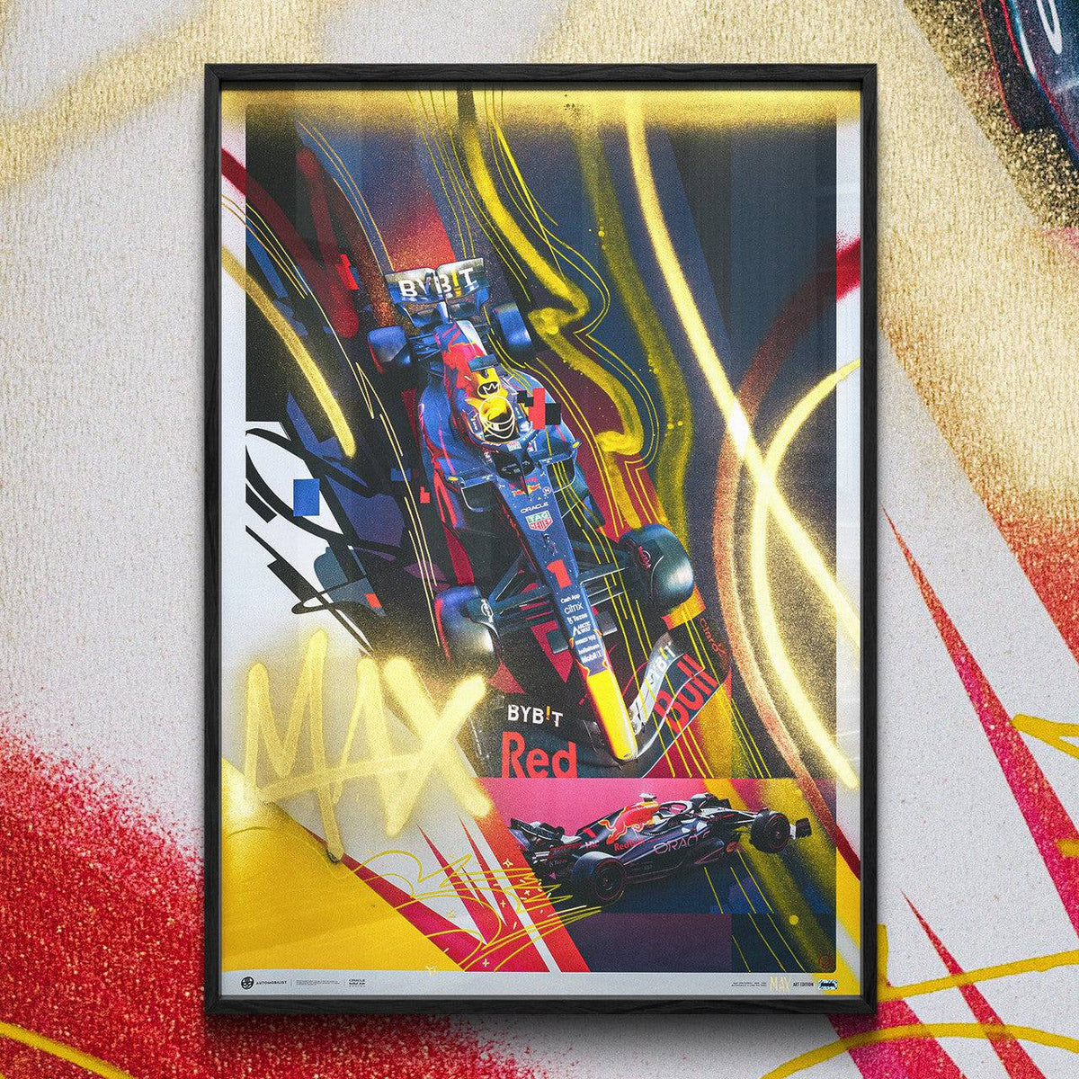 Max Verstappen | 2022 Art to the Max | Art Edition #11/25 Oracle Red ...