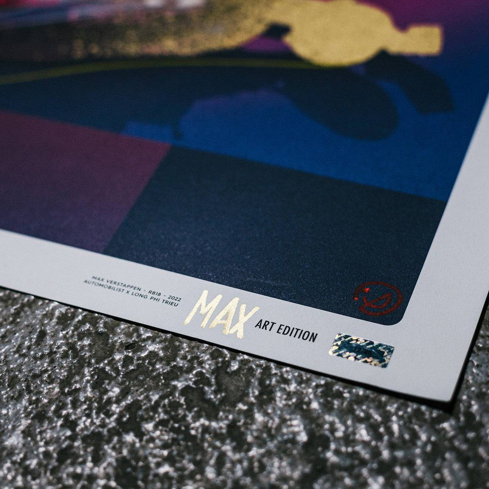 Max Verstappen | 2022 Art to the Max | Art Edition #12/25 Oracle Red ...