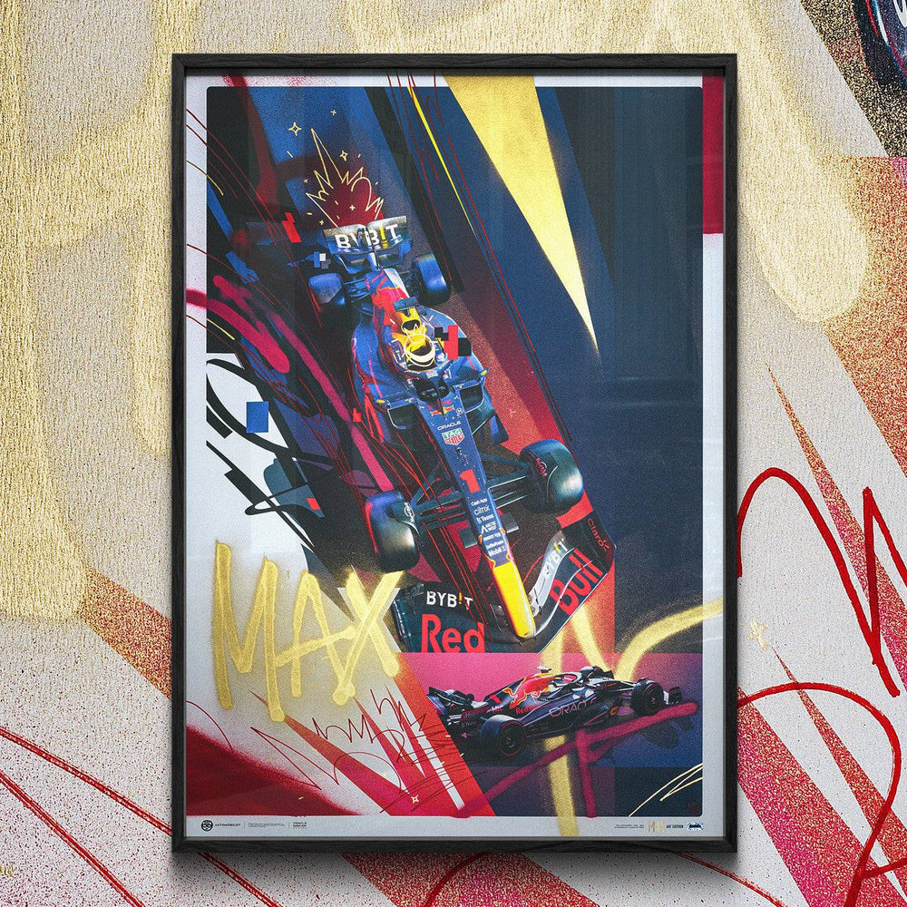 Max Verstappen | 2022 Art to the Max | Art Edition #14/25 Oracle Red ...