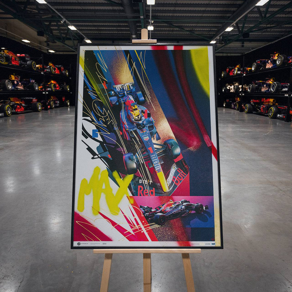 Max Verstappen | 2022 Art to the Max | Art Edition #15/25 Oracle Red ...