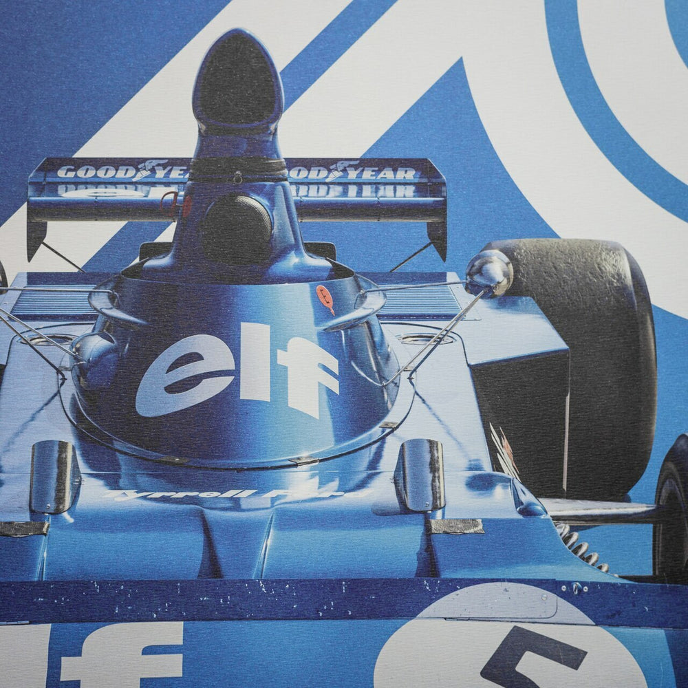 Formula 1® Decades | Tyrrell 1970s | Unique Numbers Poster | Automobilist