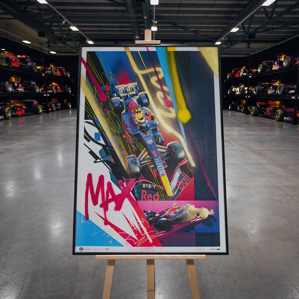 Max Verstappen | 2022 Art to the Max | Art Edition #16/25 Oracle Red ...