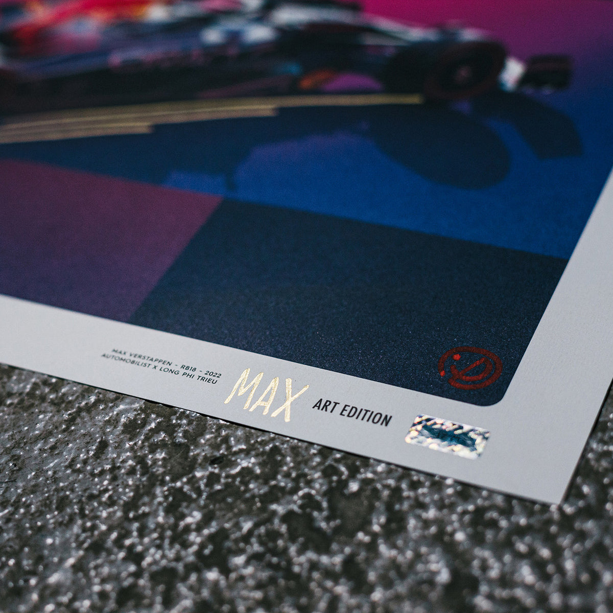 Max Verstappen | 2022 Art to the Max | Art Edition #17/25 Oracle Red ...