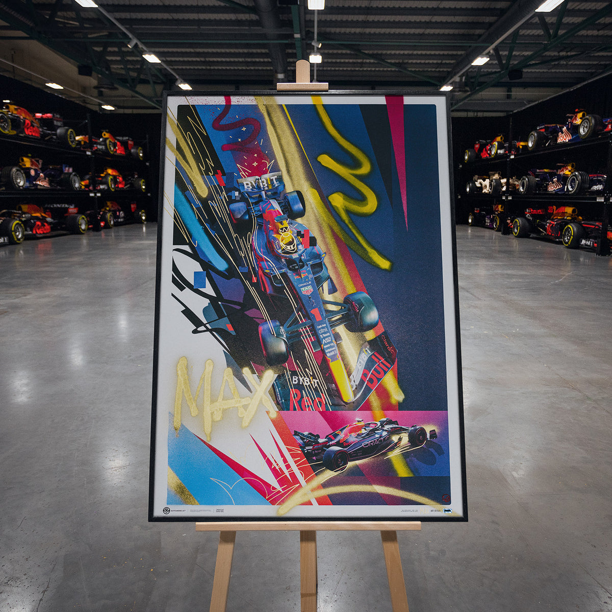 Max Verstappen | 2022 Art to the Max | Art Edition #18/25 Oracle Red ...