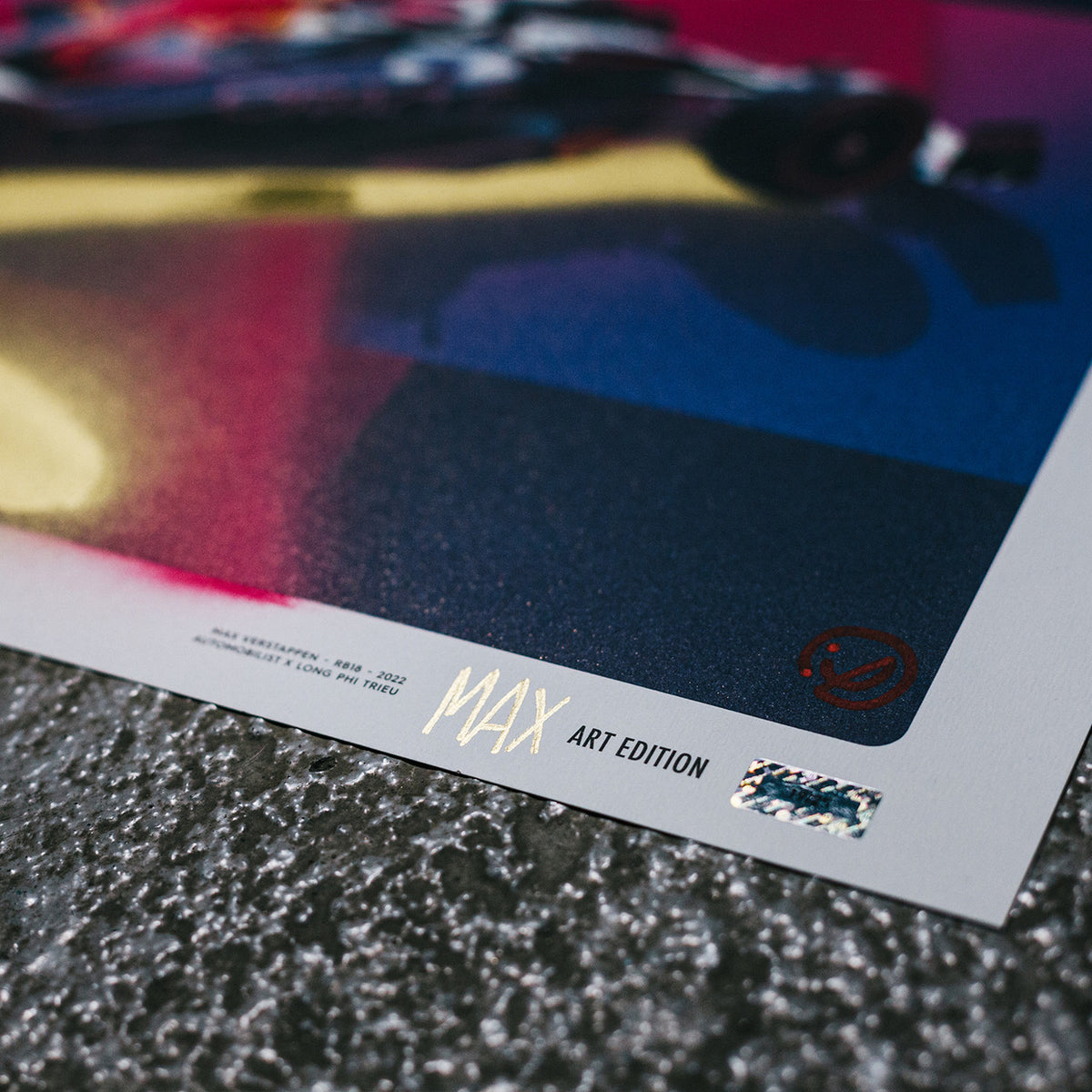 Max Verstappen | 2022 Art to the Max | Art Edition #19/25 Oracle Red ...