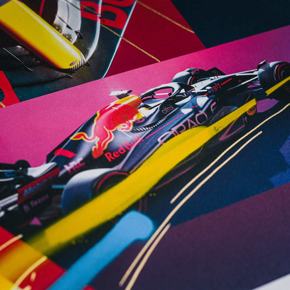 Max Verstappen | 2022 Art to the Max | Art Edition #22/25 Oracle Red ...