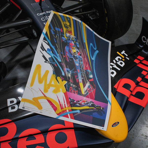 Max Verstappen | 2022 Art to the Max | Art Edition #22/25 Oracle Red ...