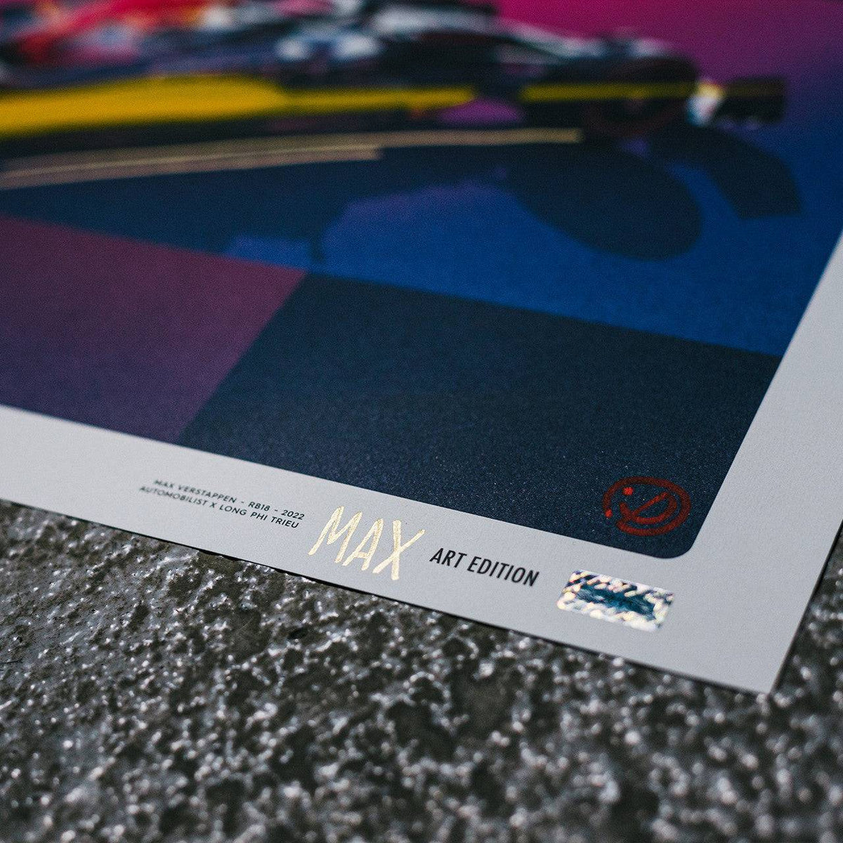 Max Verstappen | 2022 Art to the Max | Art Edition #22/25 Oracle Red ...