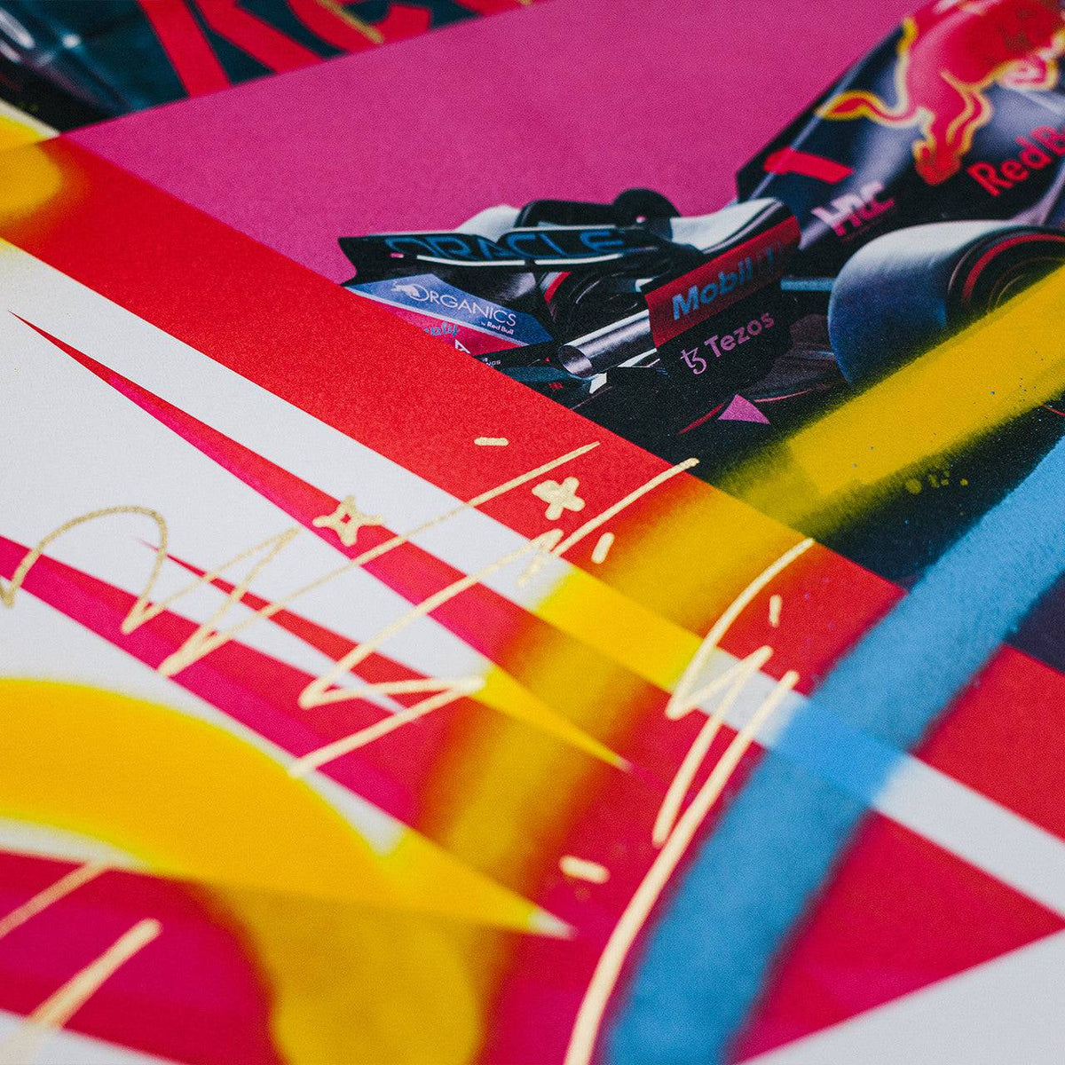 Max Verstappen | 2022 Art to the Max | Art Edition #22/25 Oracle Red ...