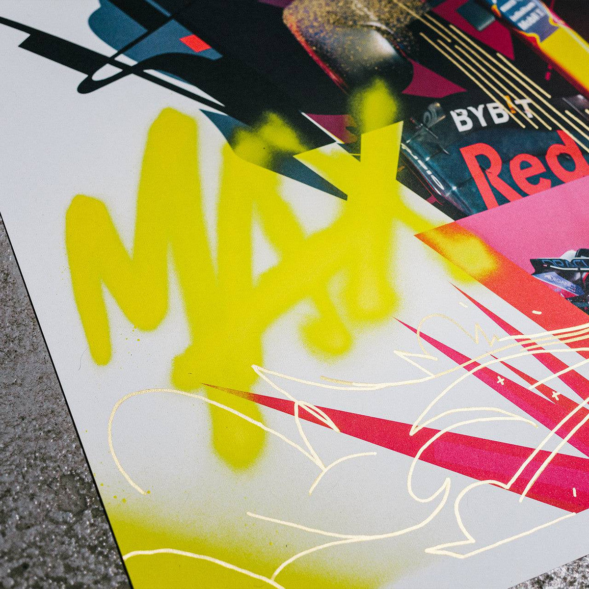 Max Verstappen | 2022 Art to the Max | Art Edition #02/25 Oracle Red ...