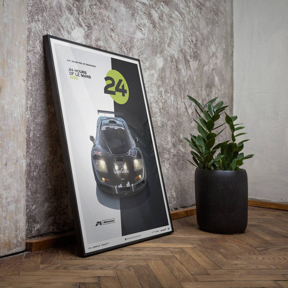 McLaren F1 GTR | 24h Le Mans Poster | Automobilist