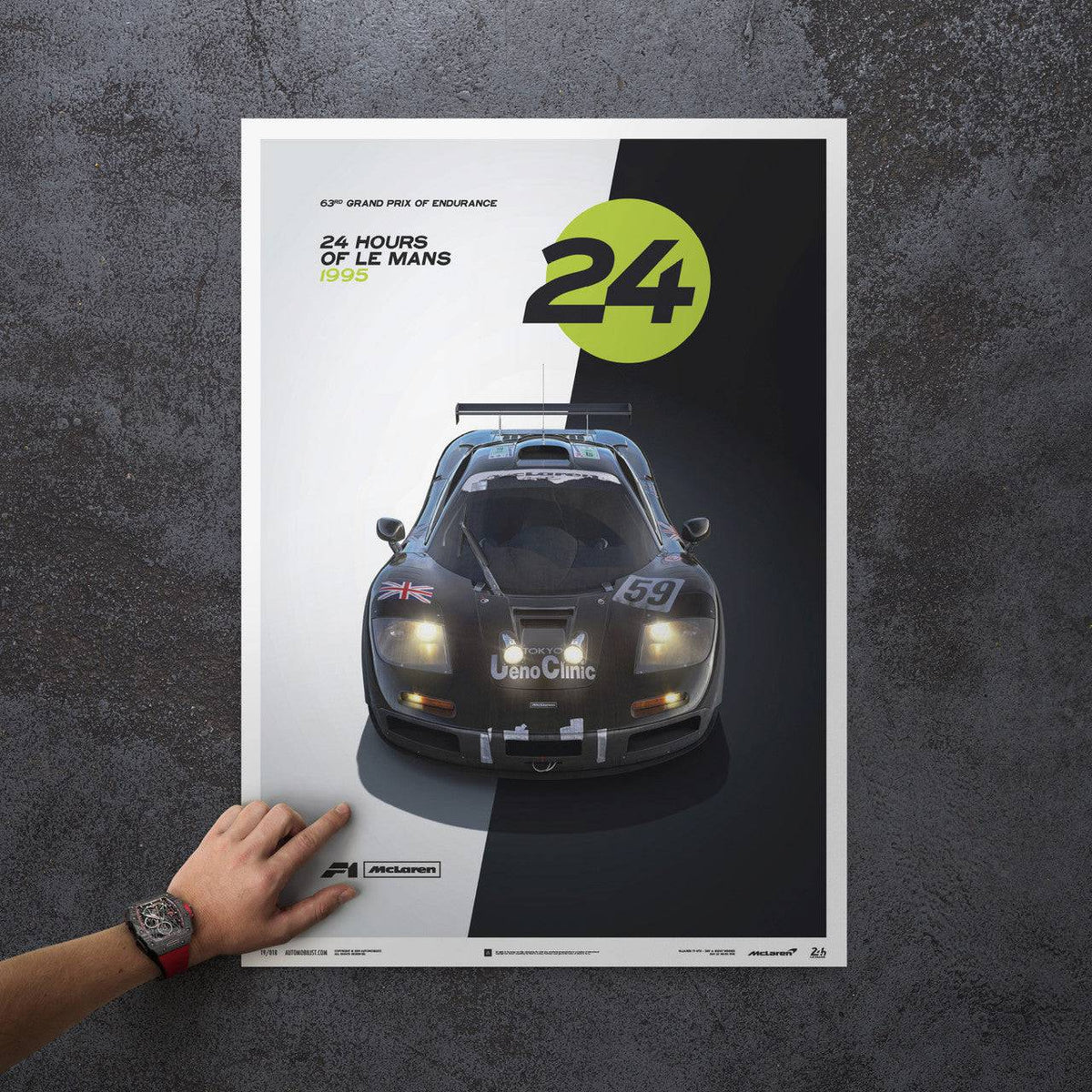 McLaren F1 GTR | 24h Le Mans Poster | Automobilist