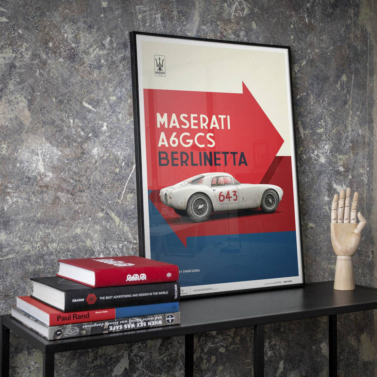 Maserati A6GCS Berlinetta | 1954 White | Maserati Poster | Automobilist
