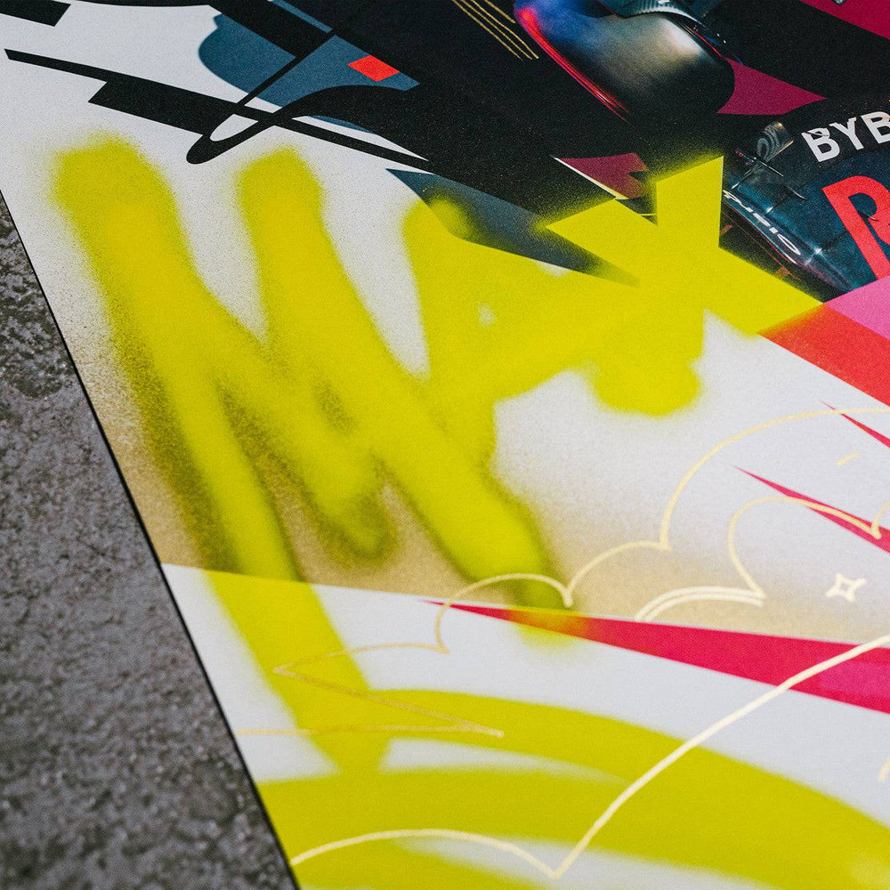 Max Verstappen | 2022 Art to the Max | Art Edition #04/25 Oracle Red ...
