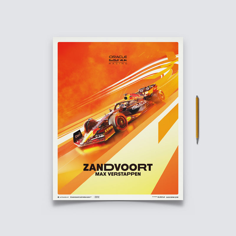 Max Verstappen | 2022 Dutch Grand Prix | Oracle Red Bull Racing Poster ...