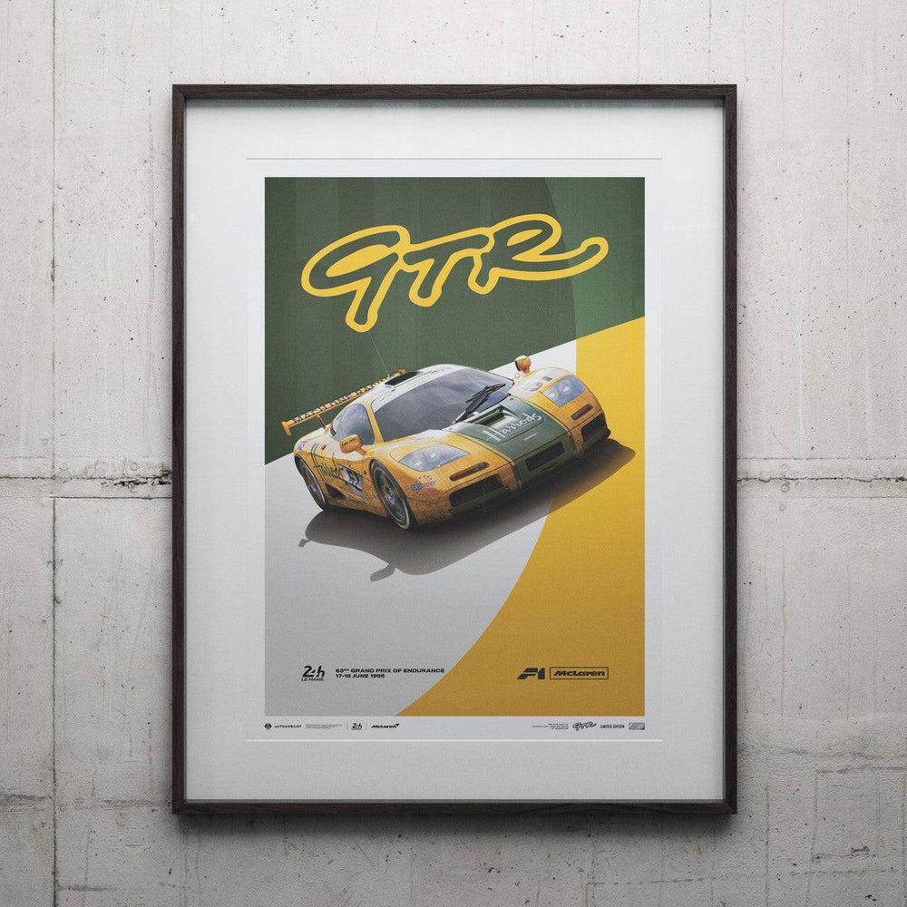 McLaren F1 GTR | 1995 Mach One Racing | McLaren Poster | Automobilist