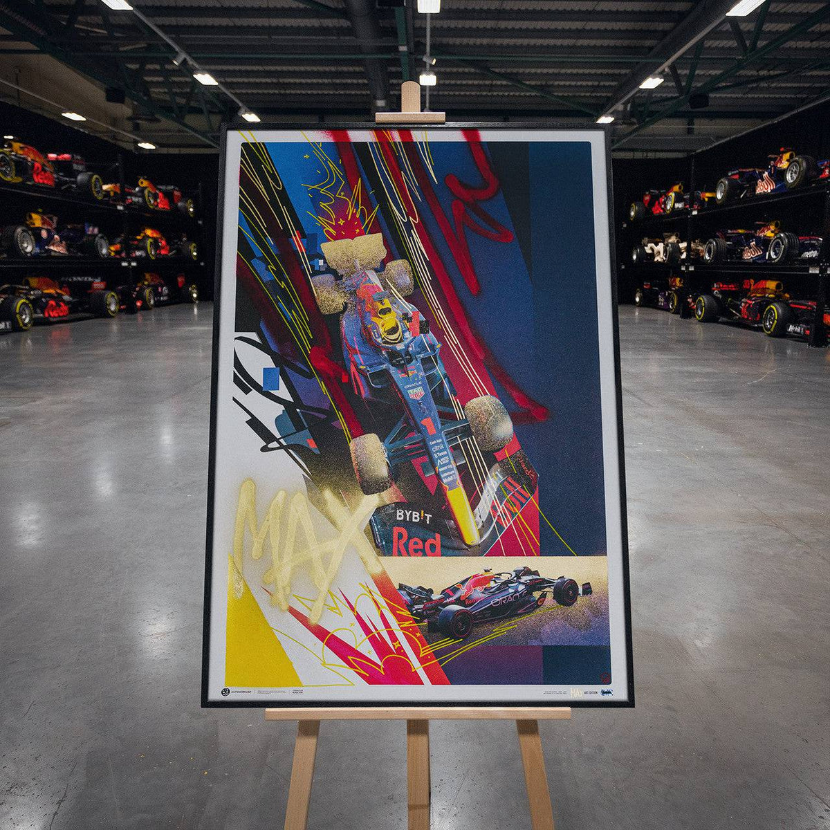 Max Verstappen | 2022 Art to the Max | Art Edition #06/25 Oracle Red ...