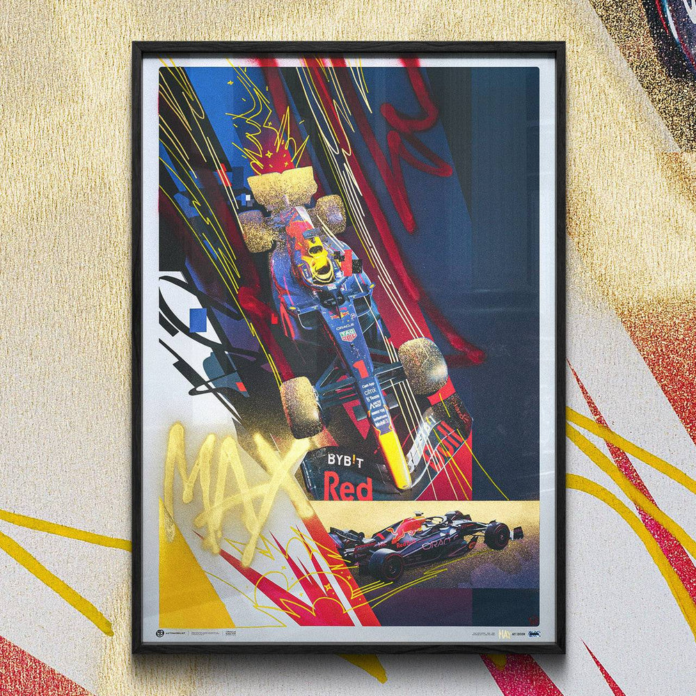 Max Verstappen | 2022 Art to the Max | Art Edition #06/25 Oracle Red ...
