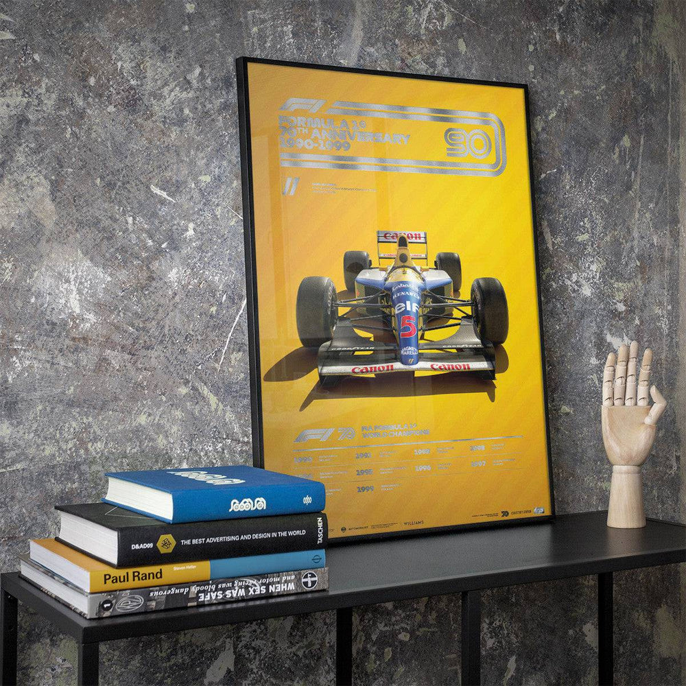 Formula 1® Decades | Williams 1990s | Collector's Edition Poster ...
