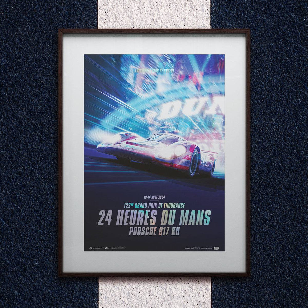 Porsche 917 KH | 2054 Future | Collector's Edition 24h Le Mans Poster | Automobilist