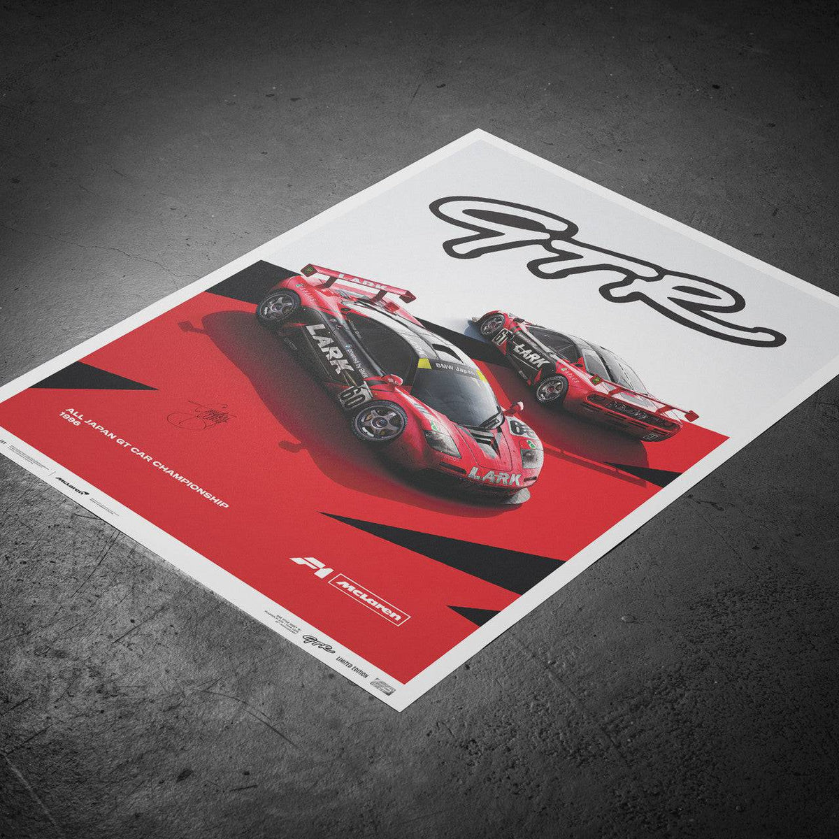 Signed by Gordon Murray | 1996 McLaren F1 GTR Team LARK | McLaren ...