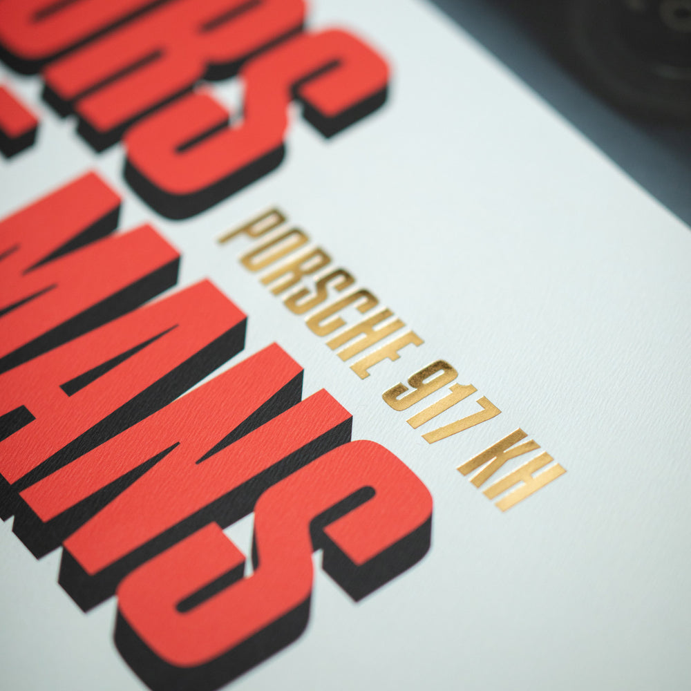 Porsche 917 KH | 1970 Past | Collector's Edition 24h Le Mans Poster | Automobilist