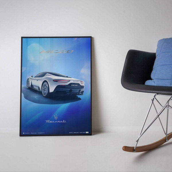 Maserati MC20 Rear | 2020 | Collector's Edition Maserati Poster ...