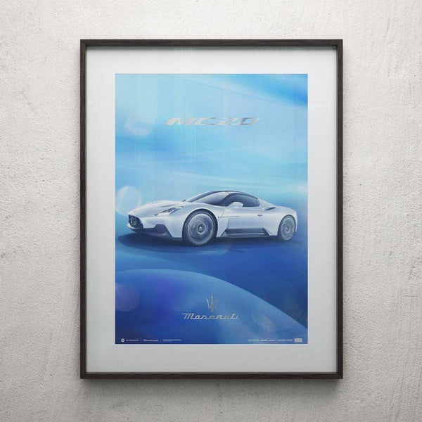 Maserati MC20 Side | 2020 | Collector's Edition Maserati Poster ...
