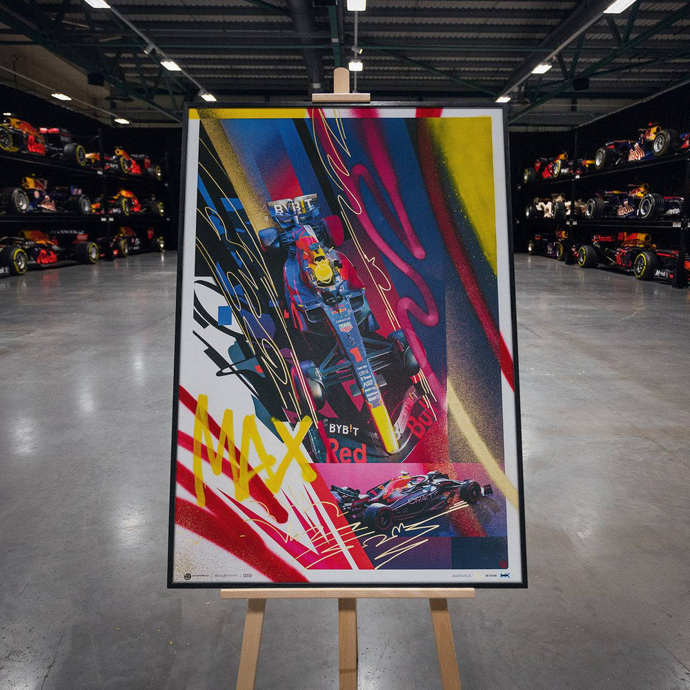 Max Verstappen | 2022 Art to the Max | Art Edition #08/25 Oracle Red ...