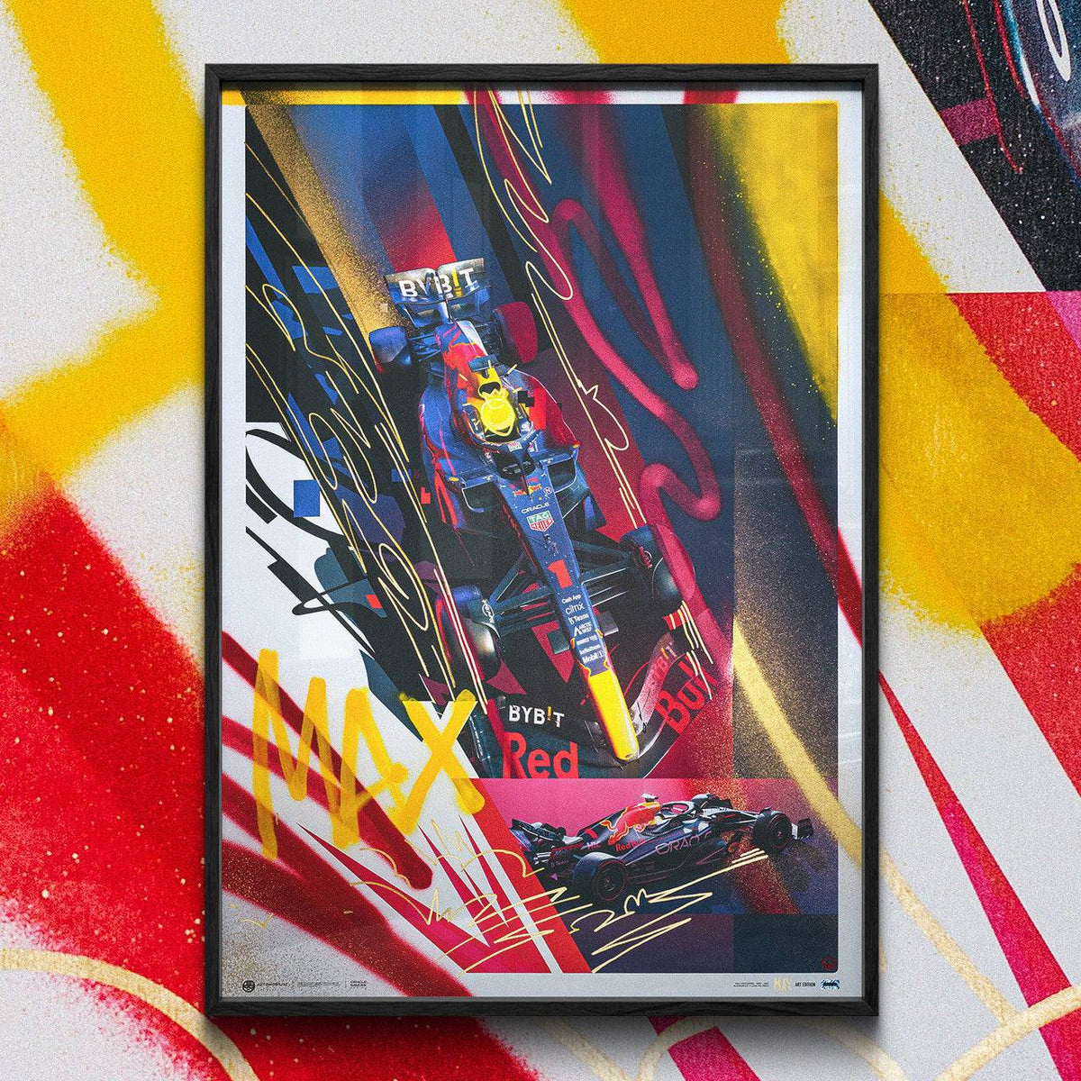 Max Verstappen | 2022 Art to the Max | Art Edition #08/25 Oracle Red ...
