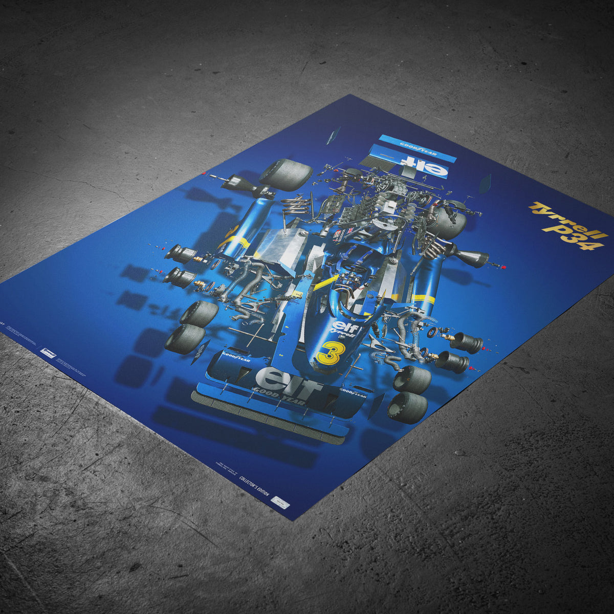 Tyrrell P34 | The Joy of Six Wheels | Collector's Edition Poster ...