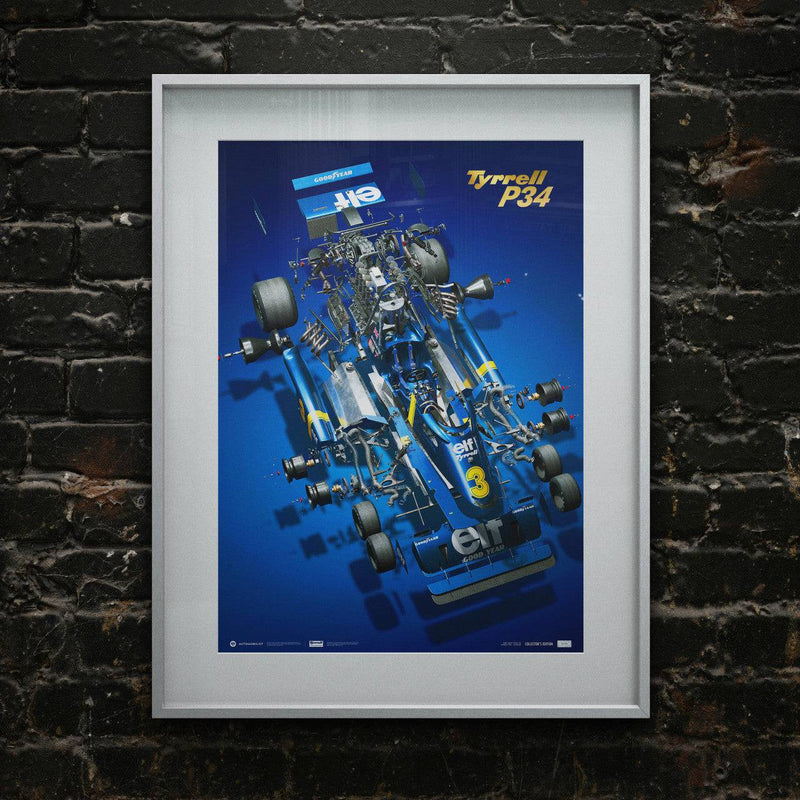 Tyrrell P34 | The Joy of Six Wheels | Collector's Edition Poster ...