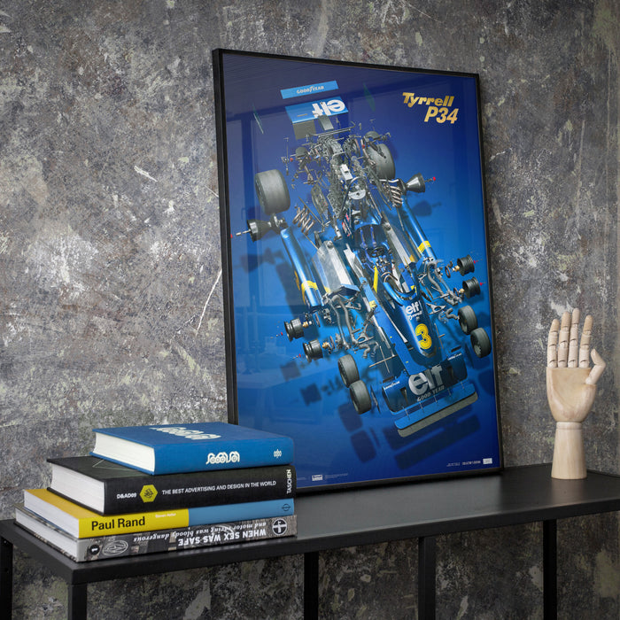Tyrrell P34 | The Joy of Six Wheels | Collector's Edition Poster ...