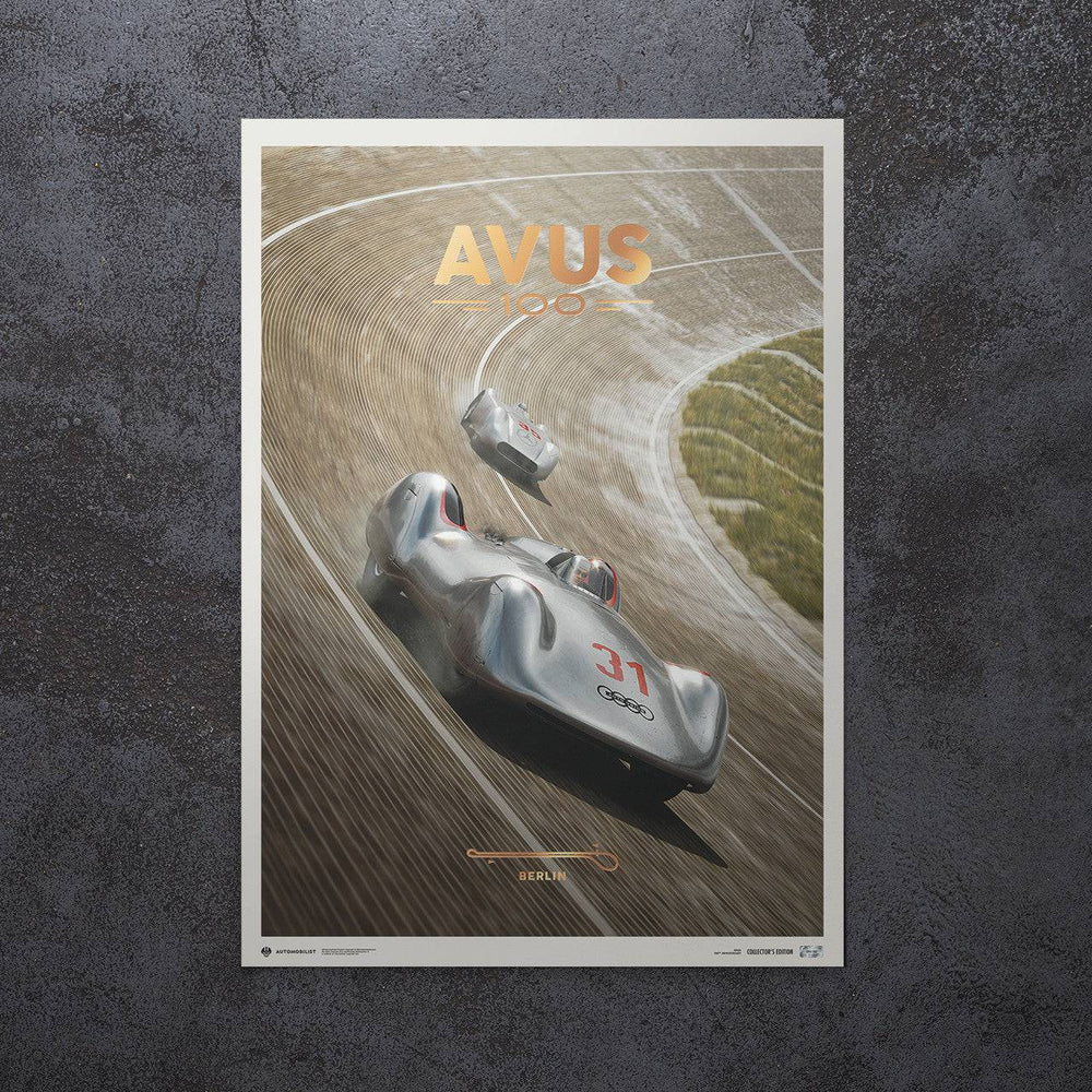 Avus | 100th Anniversary 24 September 2021 | Collector’s Edition Poster ...
