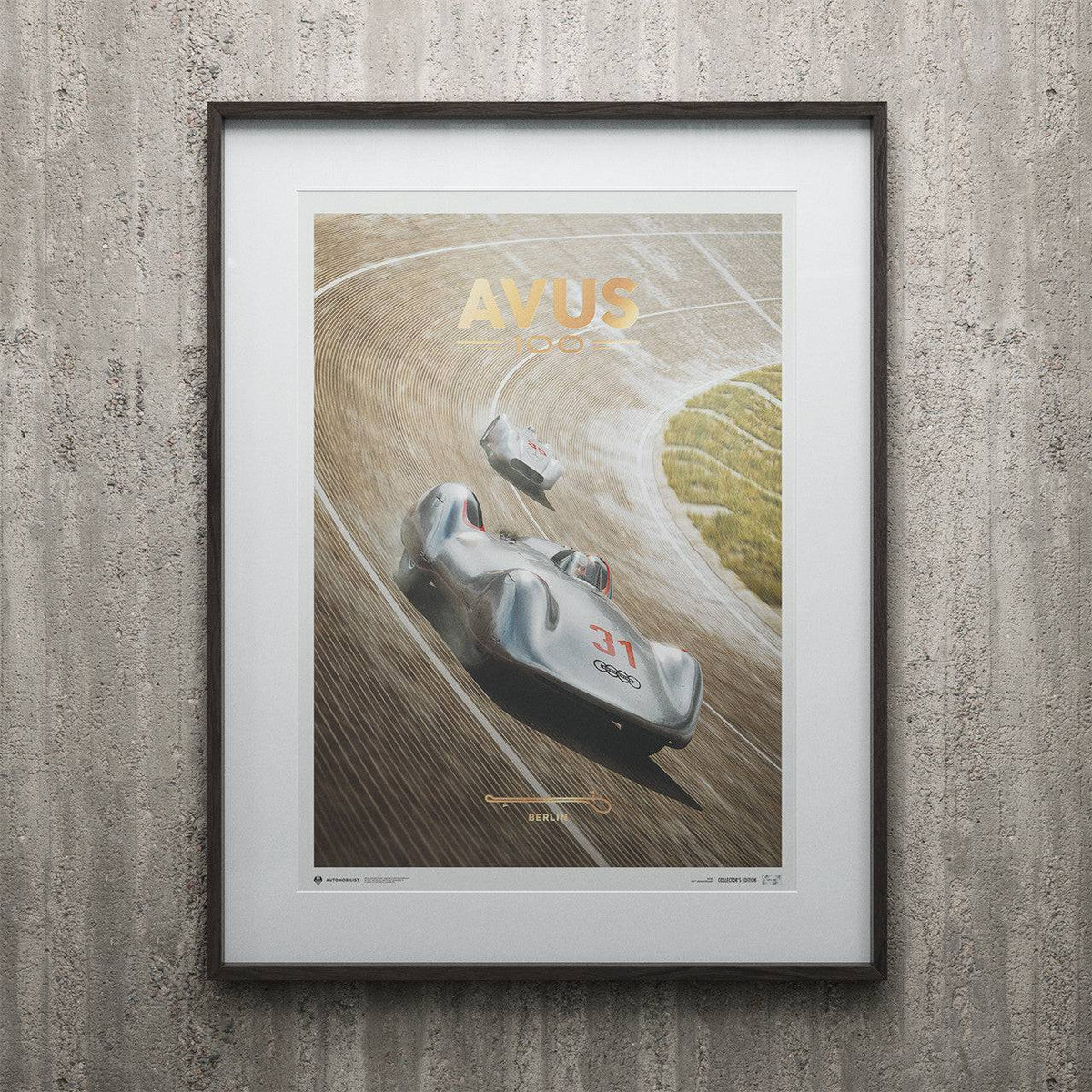 Avus | 100th Anniversary 24 September 2021 | Collector’s Edition Poster ...