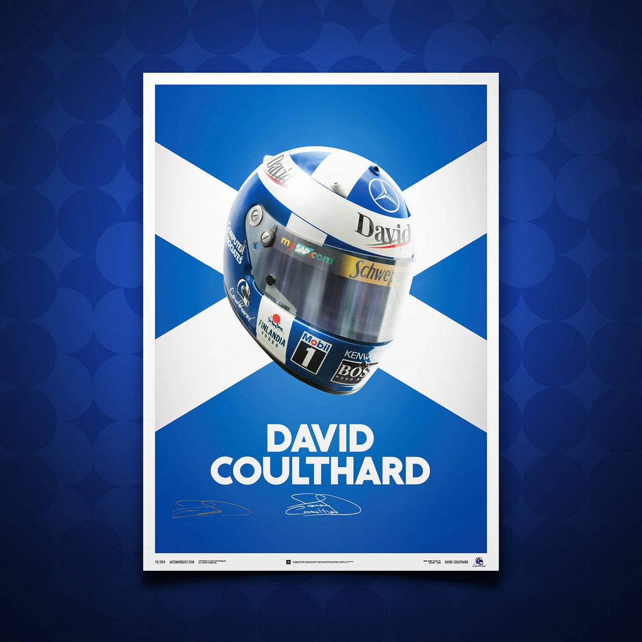 David Coulthard - Helmet - 2000 | Automobilist