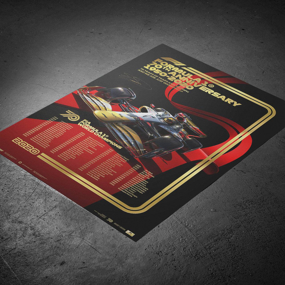 Signed by David Coulthard | Formula 1® World Champions 1950-2019 ...